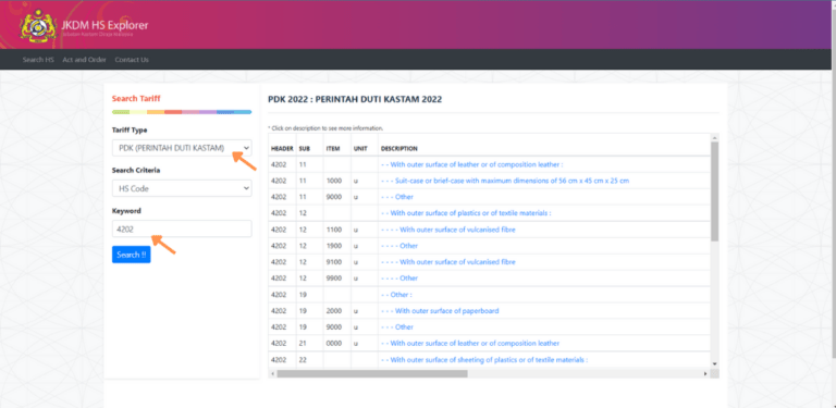Macam mana nak periksa HS Code? - C.I.E.F